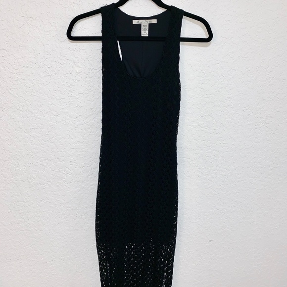 American Rag | Dresses | American Rag Black Boho Crochet Dress | Poshmark